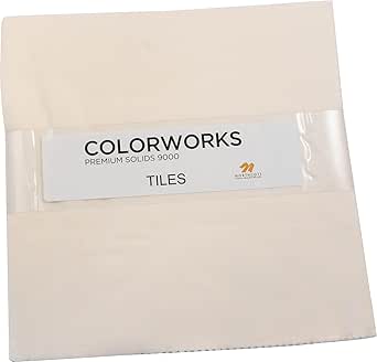 Amazon.com: Colorworks Premium Solids Eggshell Tiles 42 10-inch Squares ...