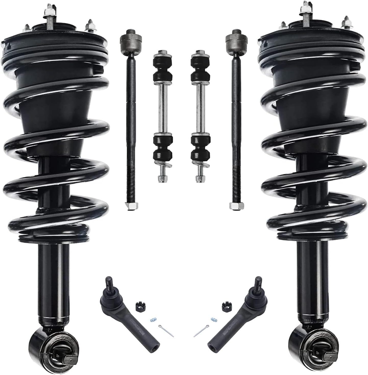 Amazon.com: Detroit Axle - 4WD Front 6pc Struts Kit for 14-18 Chevy ...