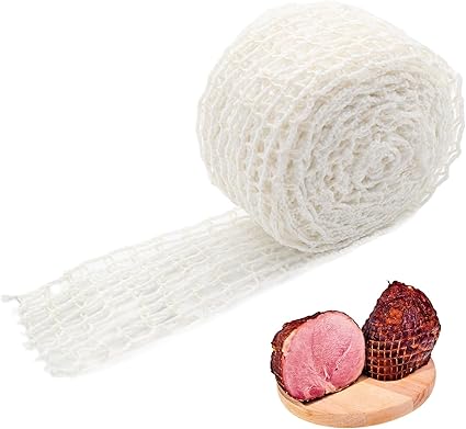 Amazon.com: Towfed 16.4ft Meat Netting Roll, Size 22 Elastic Smoked ...