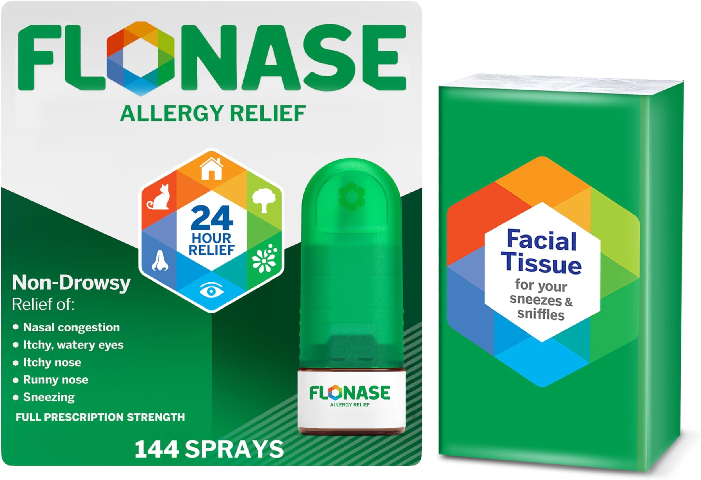Amazon.com: Flonase Allergy Relief Nasal Spray, 144 metered Sprays 0.62 oz