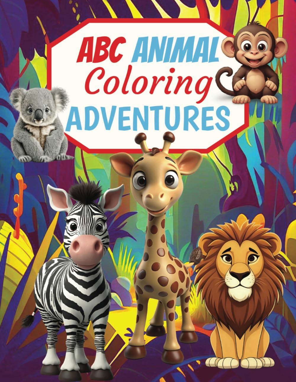 ABC Animal Coloring Adventure: Fun and educational coloring pages with ...