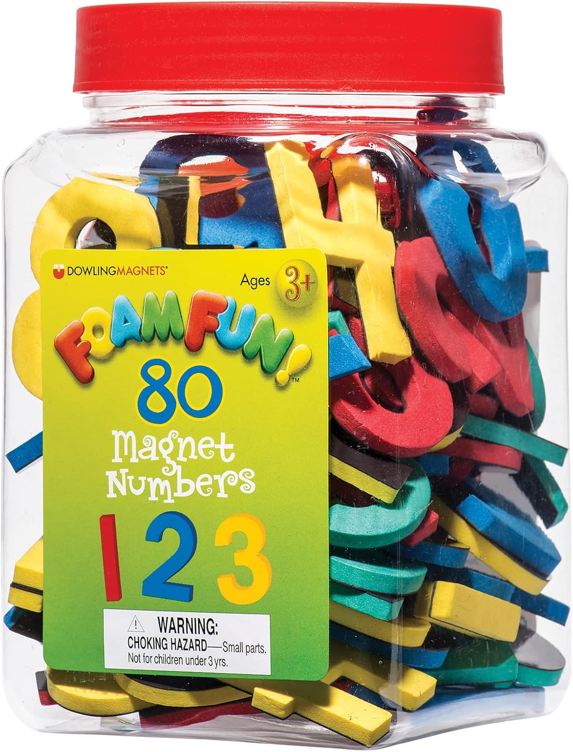 Amazon.com: Dowling Magnets Foam Fun Magnet Numbers. Item 732101 ...