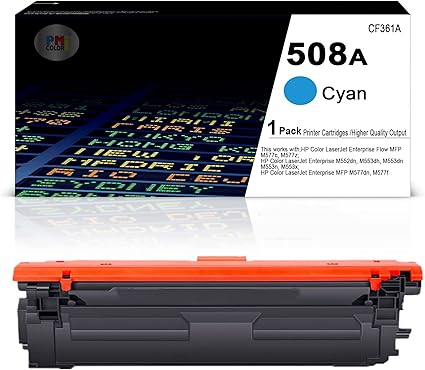 Amazon.com: 508A Cyan Toner Cartridge Replacement for HP 508A CF361A ...