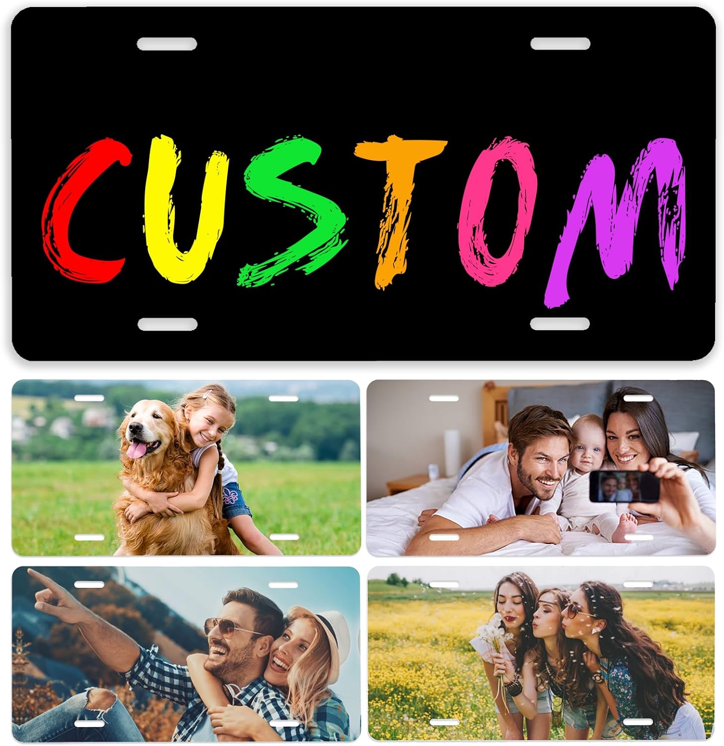 Amazon.com: Custom Front License Plate Designs,Personalized License ...