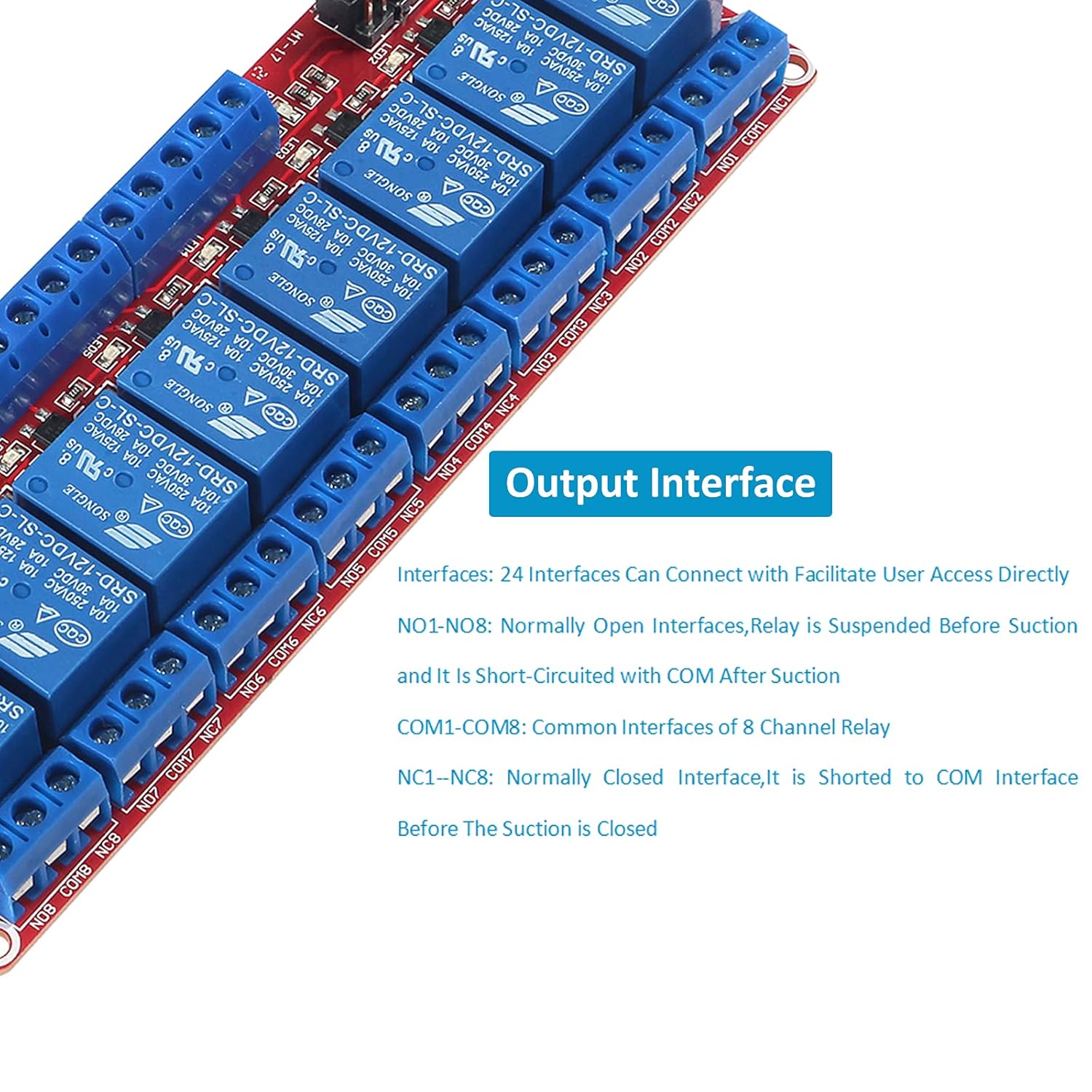 AEDIKO 8-Channel Relay Module with OPTO-Isolation Morocco | Ubuy