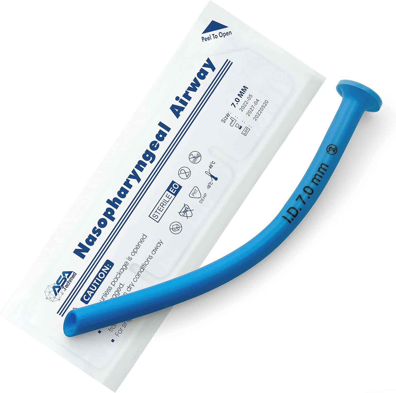 Buy ASA TECHMED Nasal Airway Kit 7 MM Medical Nasopharyngeal Management ...