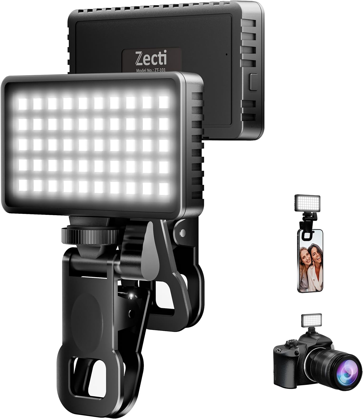 Amazon.com: Selfie Light for iPhone with 120 LEDs, 3000mAh Rechargeable ...
