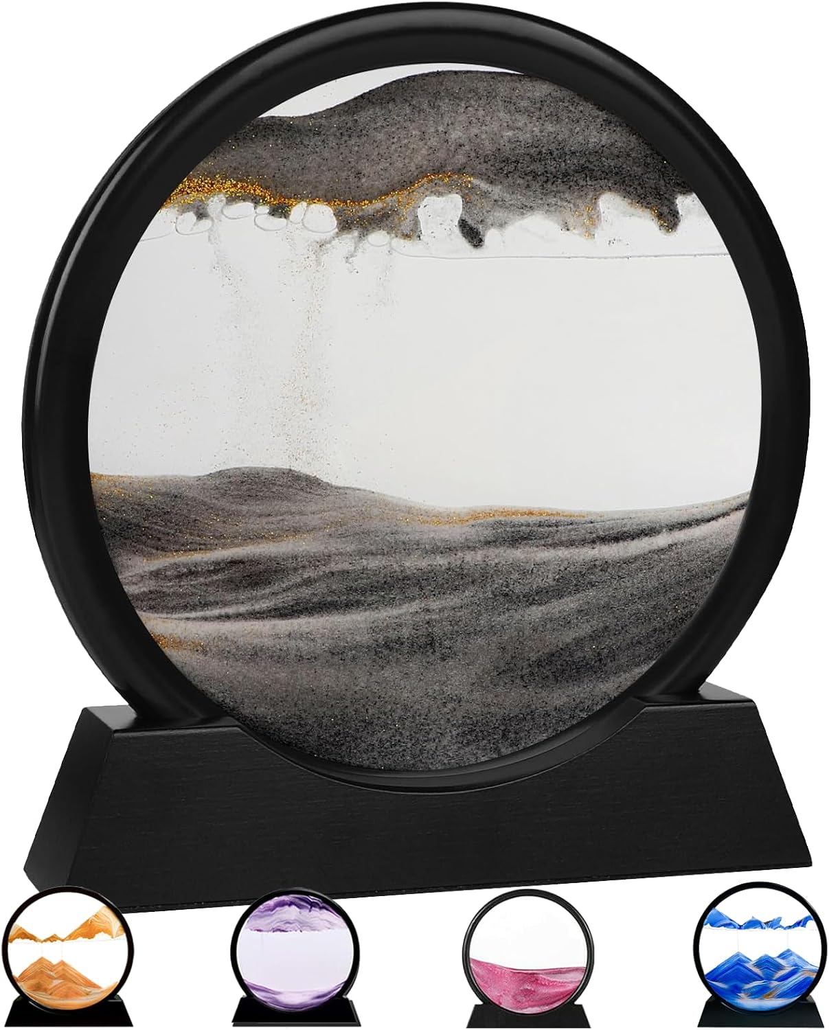 Amazon.com: Decorative Hourglass, 3D Hourglass, Liquid Hourglass, Magic ...