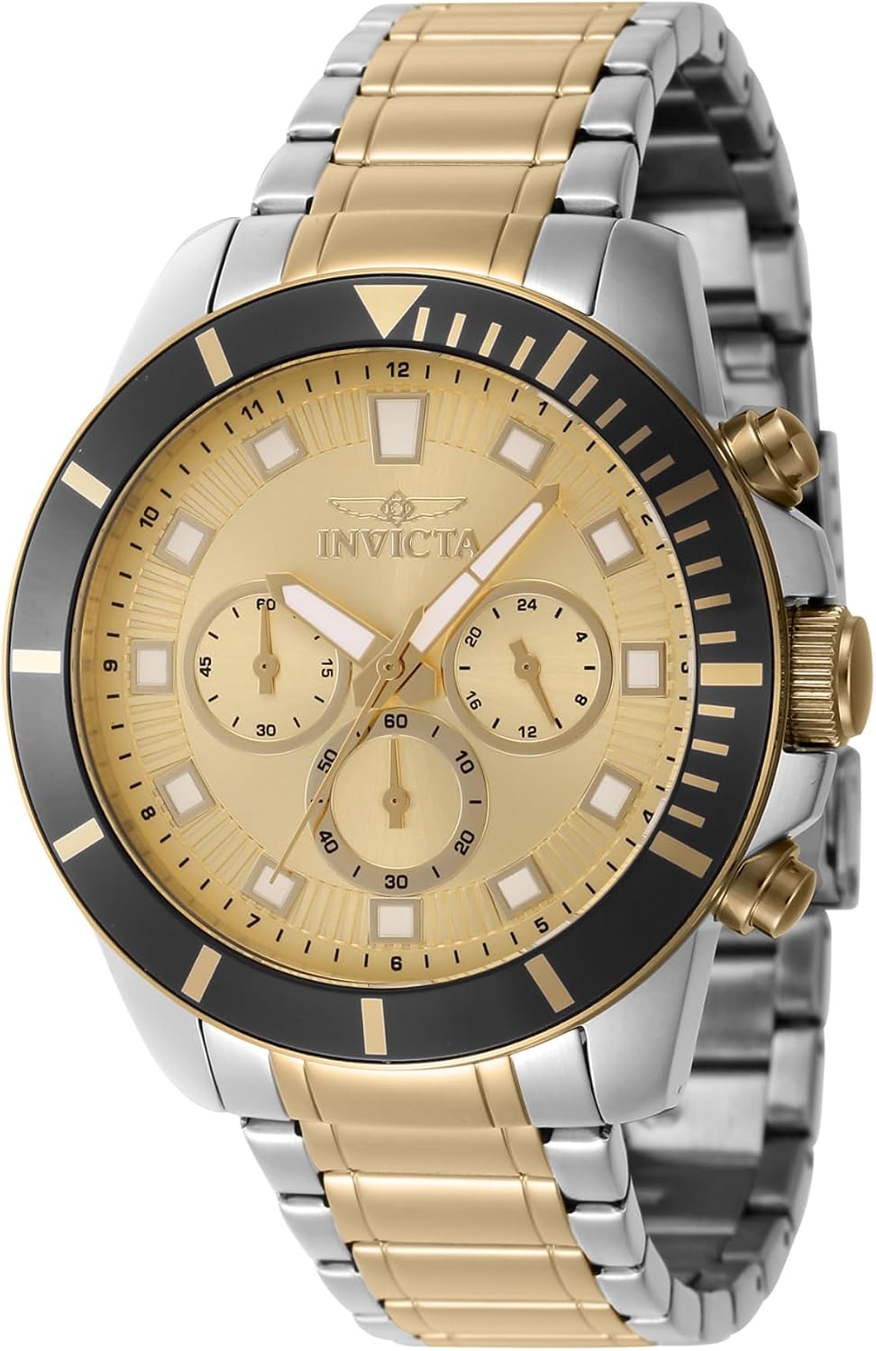 Invicta Men's Analog Quartz Watch with Stainless Steel Strap 46049 ...