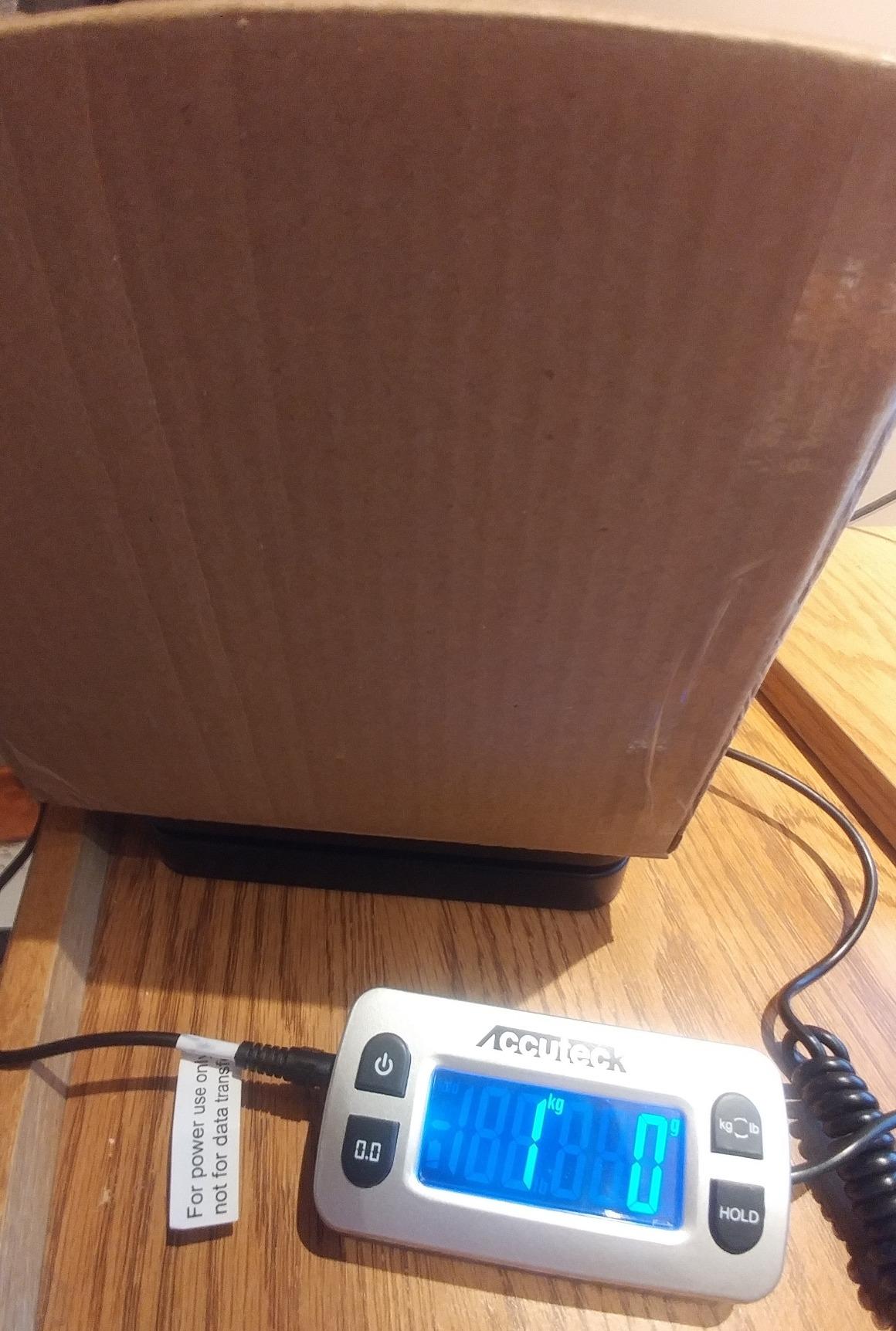 Accuteck ShipPro 110lbs x 0.1 oz. Digital Shipping Postal Scale, Black ...