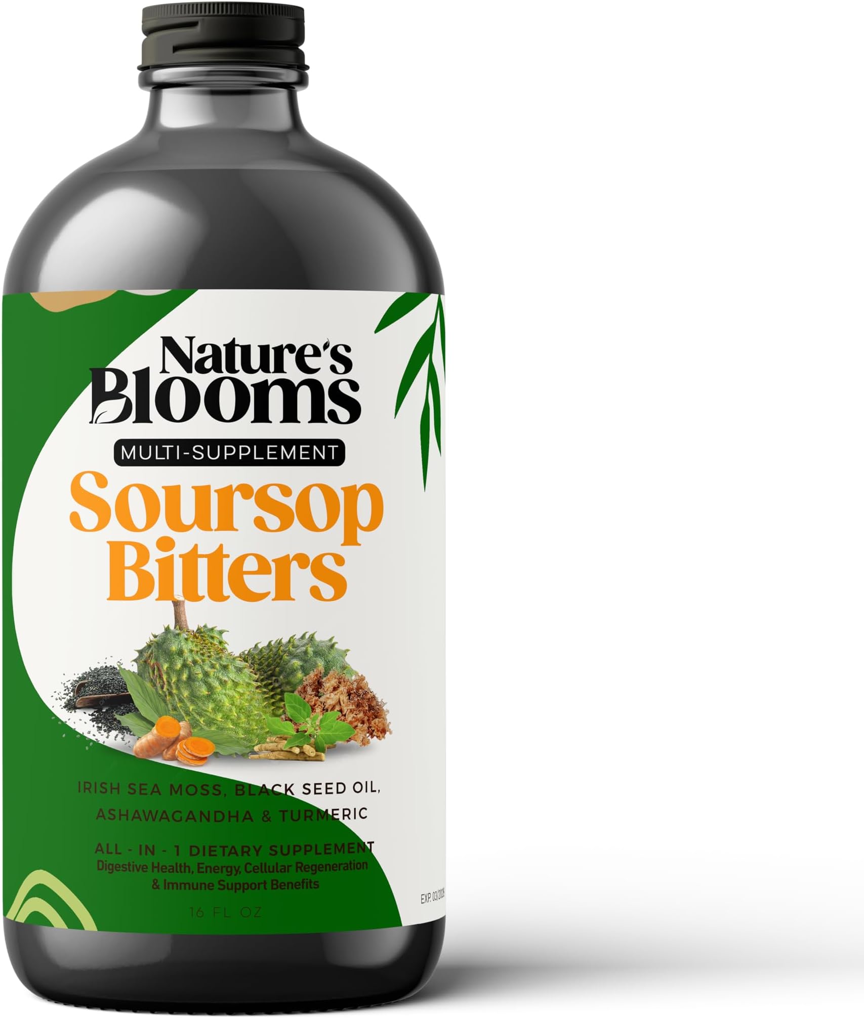 Amazon.com : Soursop Bitters Liquid Supplement, 16 oz | Nature's Best ...