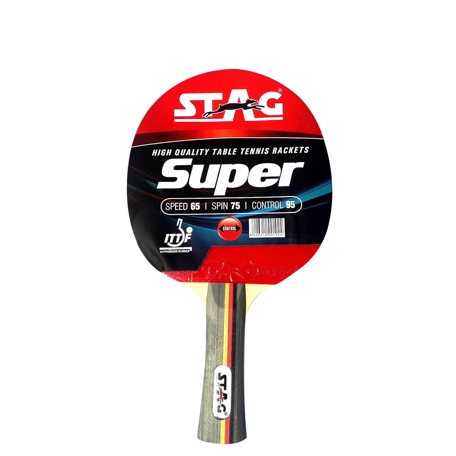 Stag Super Table Tennis Racquet( Multi- Color, 174 grams, Intermediate ...