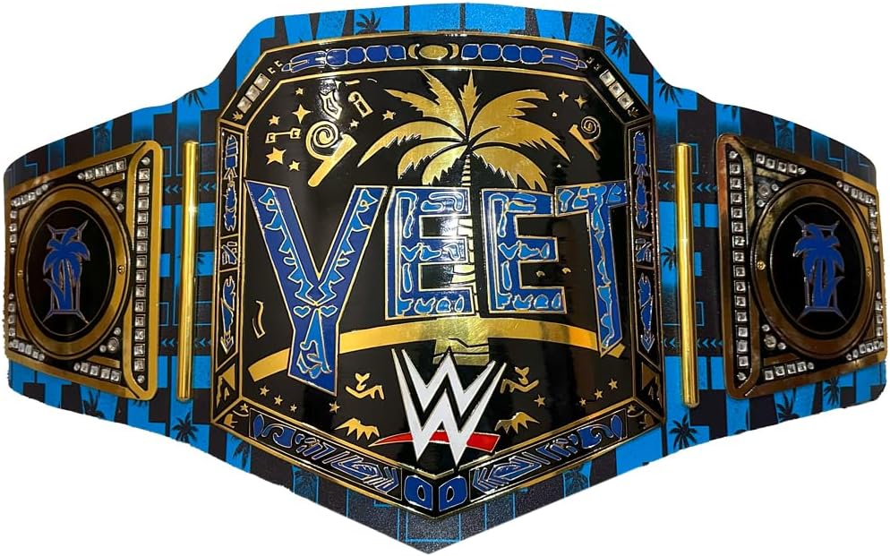 New Jey Uso Yeet Championship Title Belt – Undisputed Championship ...