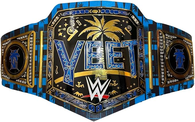 New Jey Uso Yeet Championship Title Belt – Undisputed Championship ...
