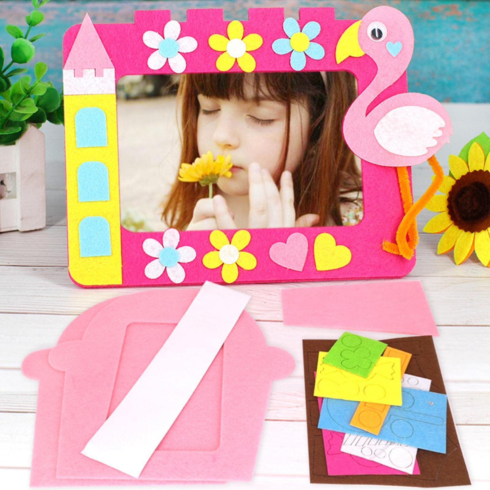 Handmade Photo Frames Design For Kids DIY Hand Painted MDF Photo Frame