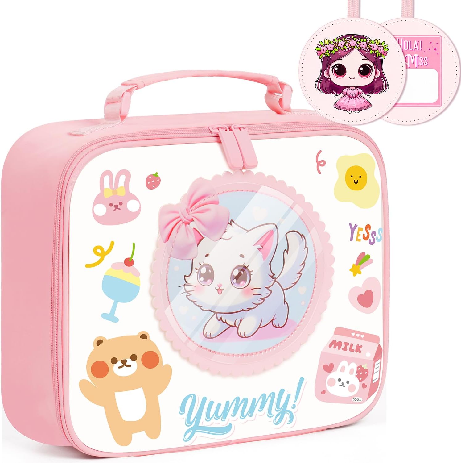 Amazon.com: Kids Lunch Box for Girls - Insulated Leakproof Waterproof ...