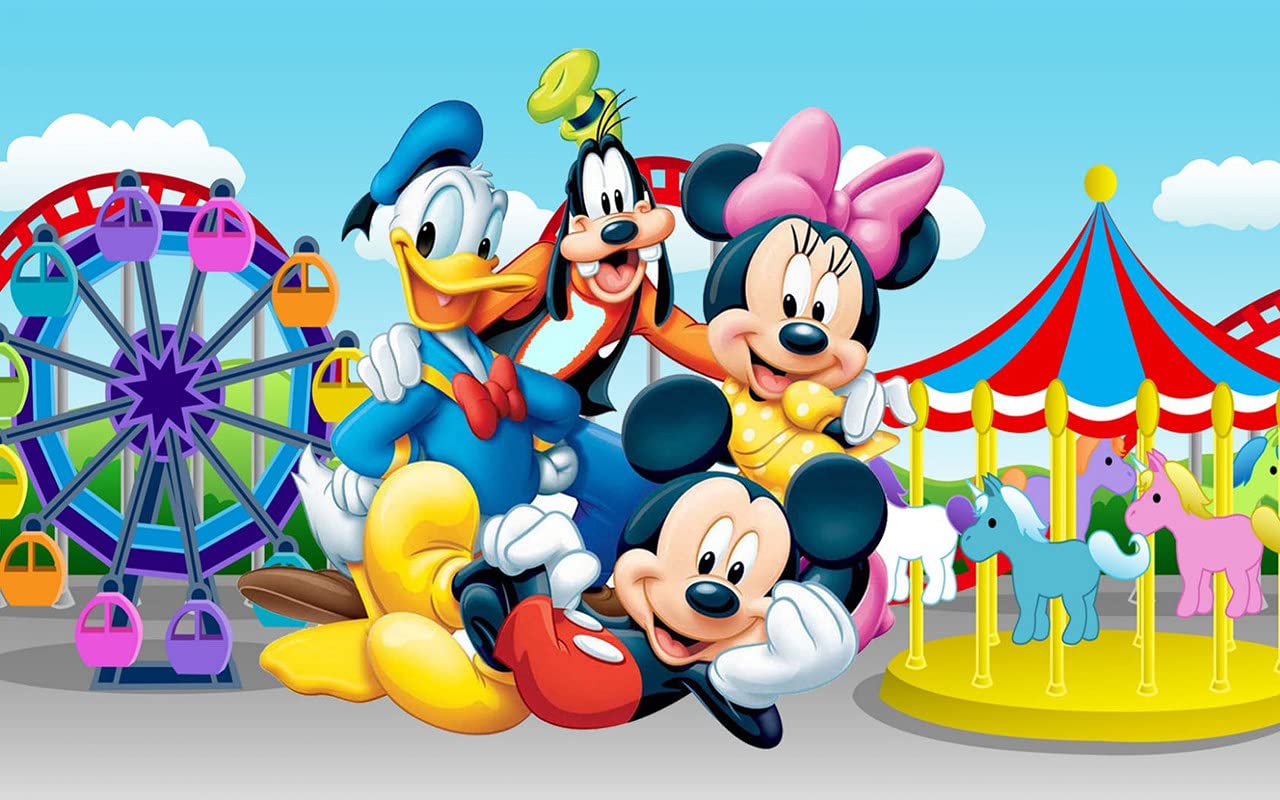 Green Panda®- Mickey Mouse and Friends HD Poster For Kids Room (12x18 ...