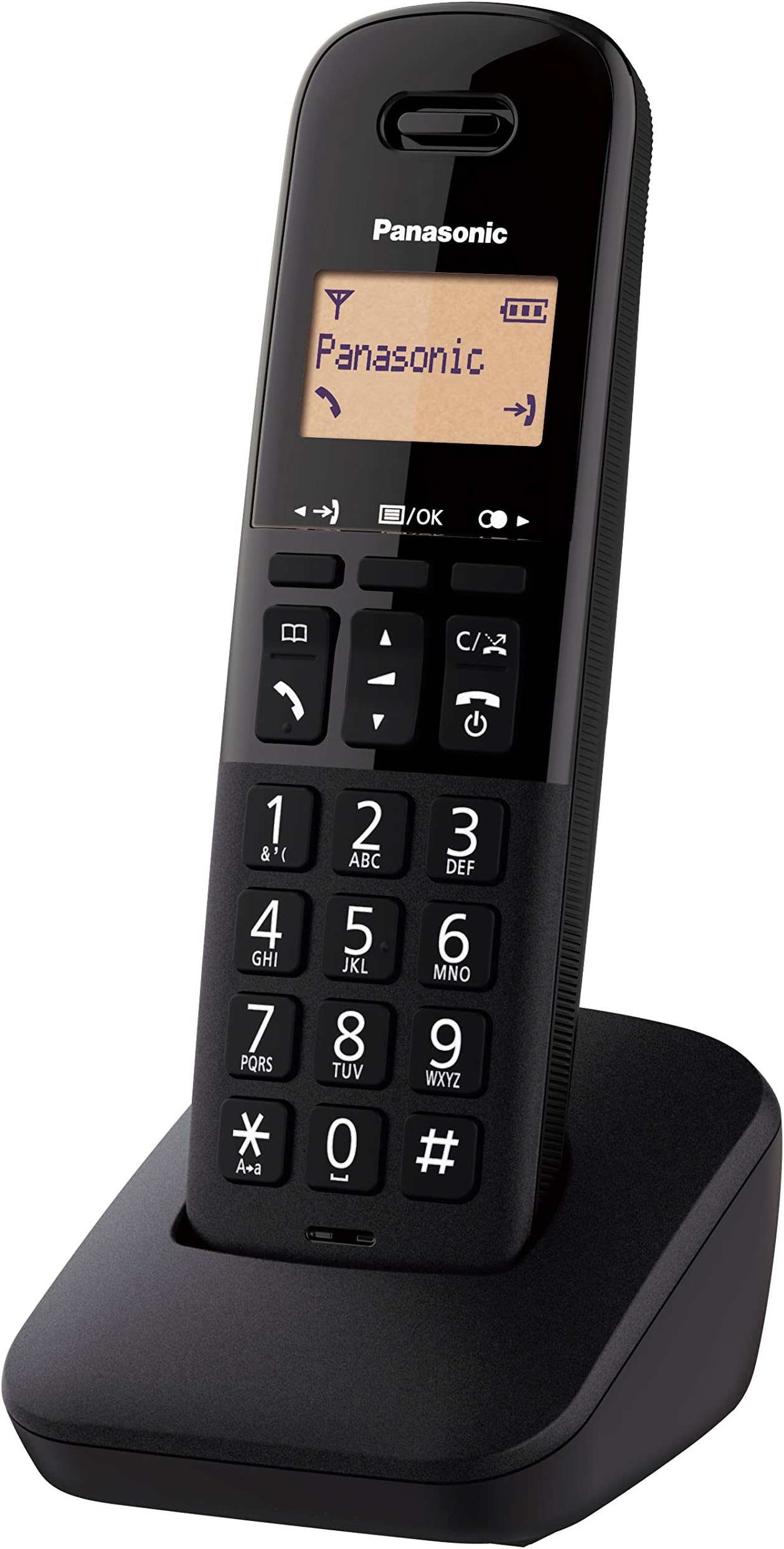 Panasonic KX-TGB610EB Big Button DECT Cordless Telephone with Nuisance ...