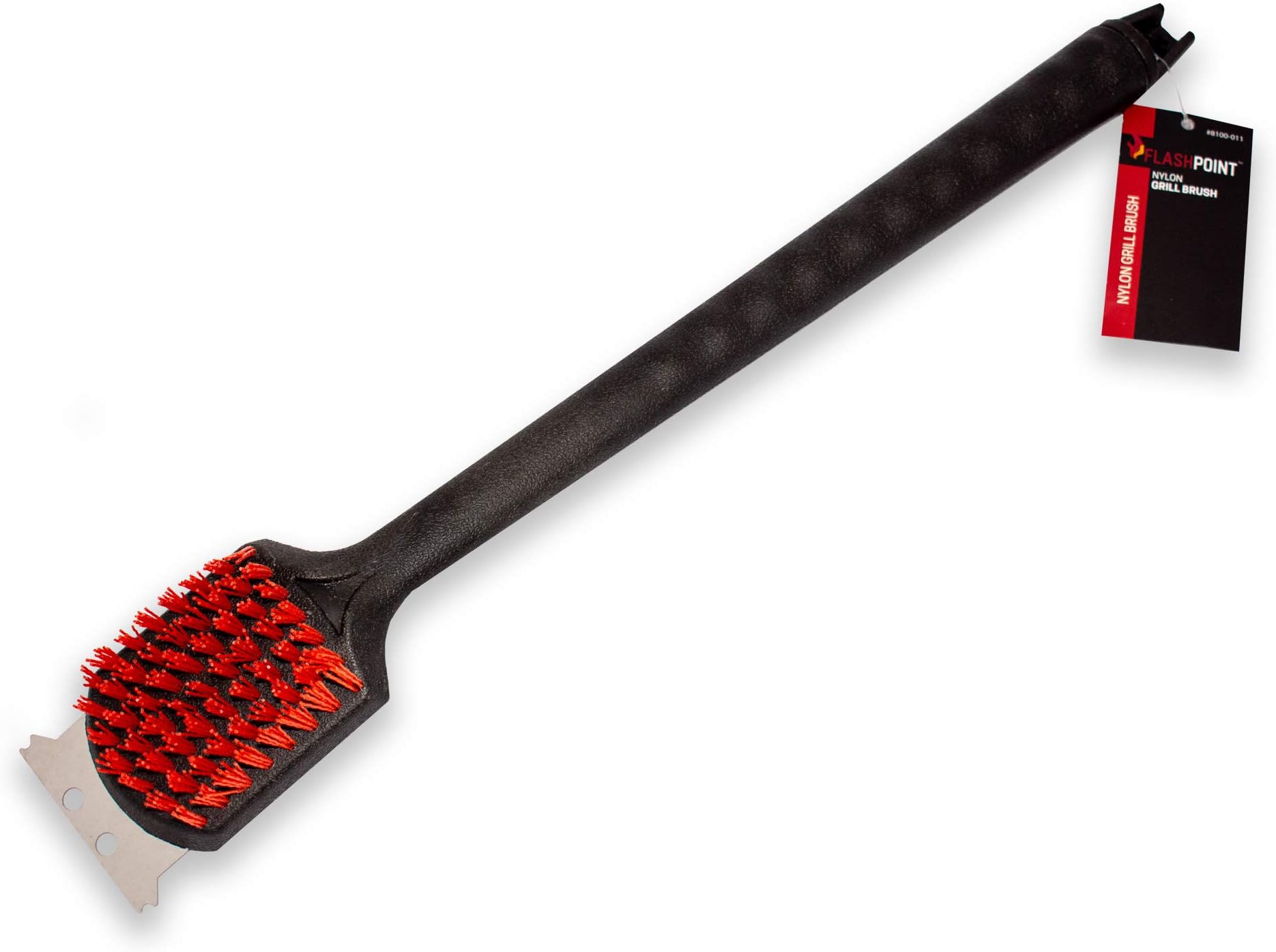 Amazon.com : FlashPoint 8100-011 Nylon Grill Brush, Black : Patio, Lawn ...