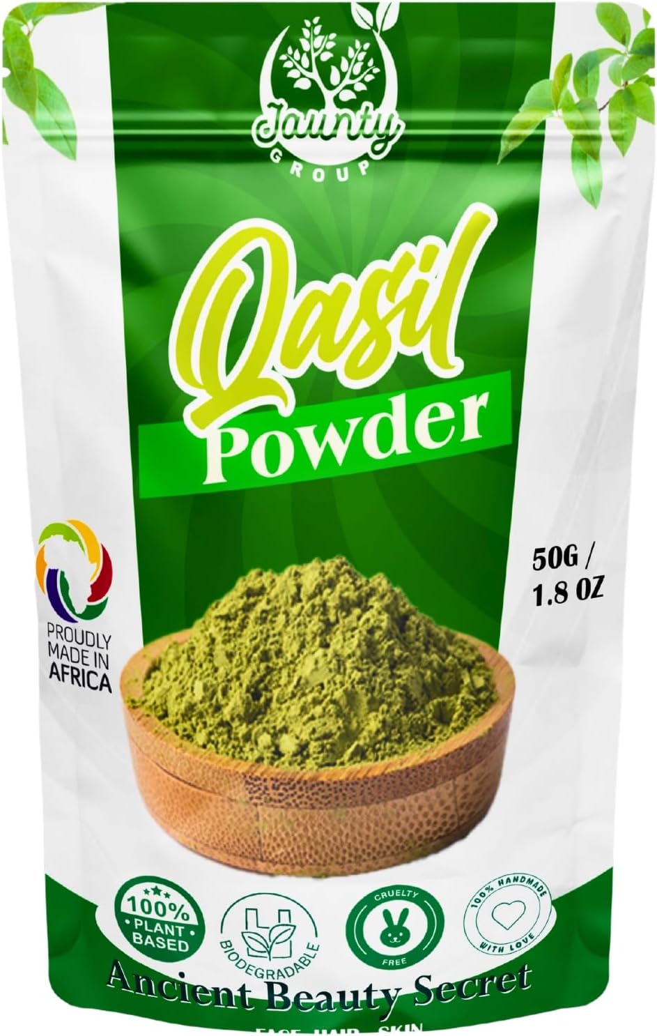 Amazon.com : Qasil Organics – 100% Pure Qasil Leaf Powder – Deep Pore ...