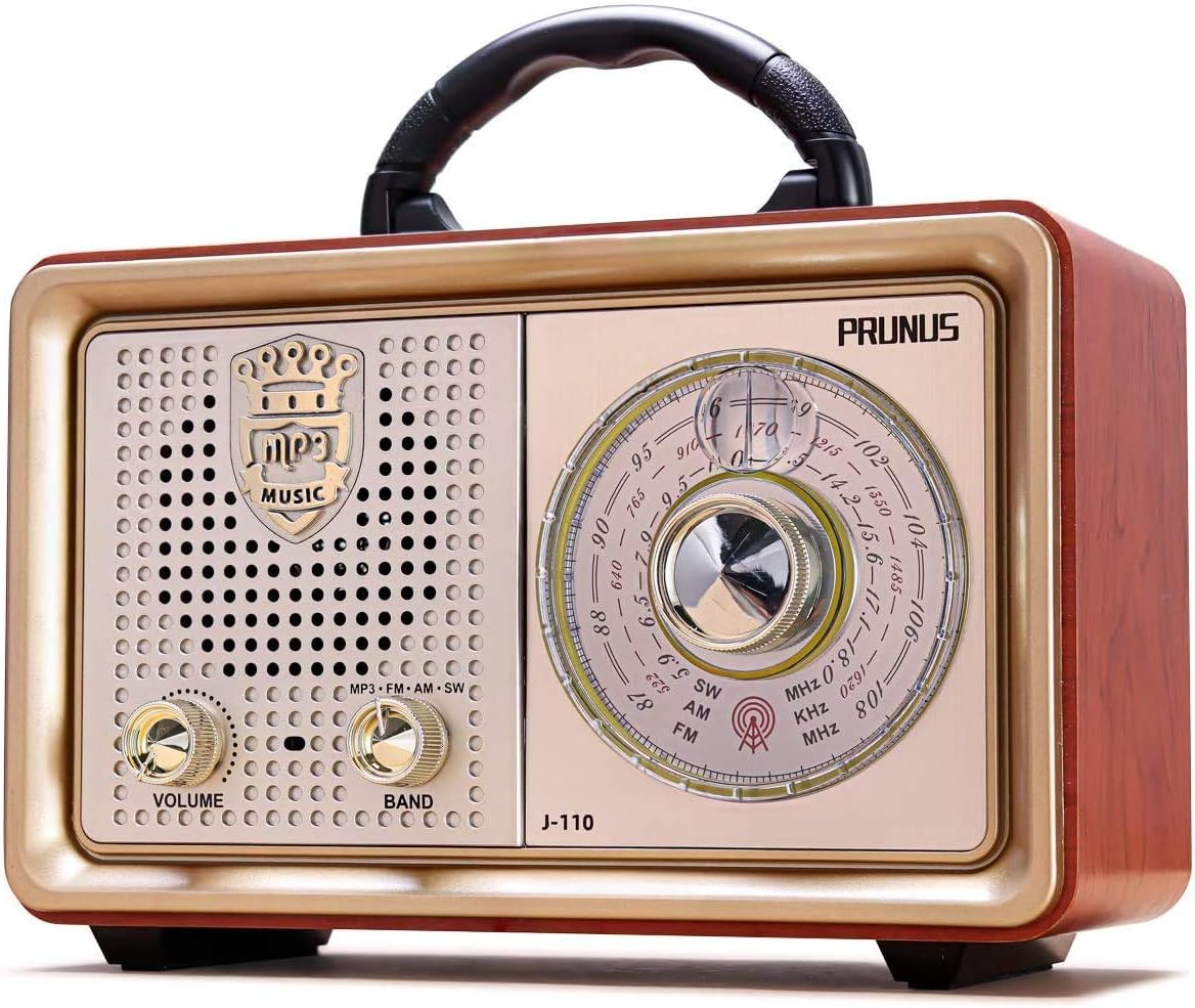 Amazon.com: Crosley CR3036D-WS Tribute Vintage AM/FM Bluetooth Radio ...