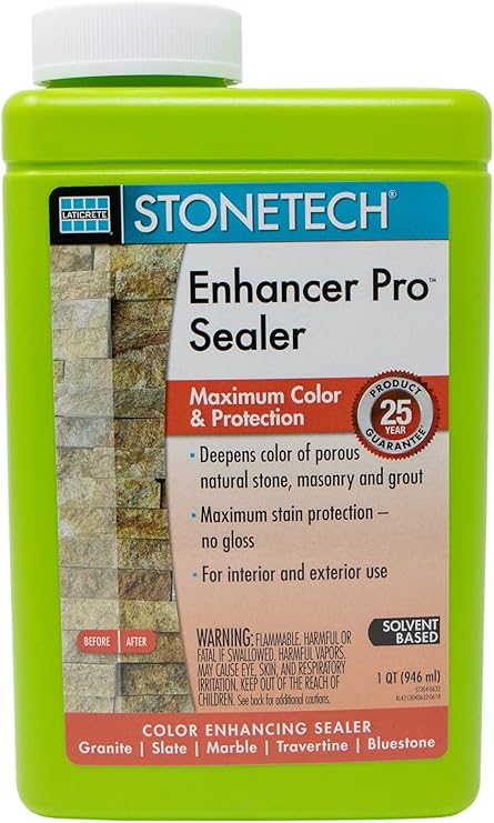 STONETECH Enhancer Pro Sealer, 1 Quart/32OZ (946ML) Bottle - Power Tile ...