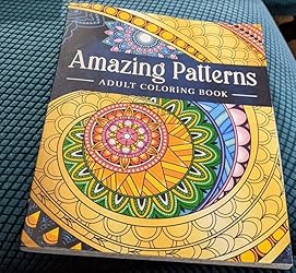 Amazon.com: Amazing Patterns: Adult Coloring Book, Stress Relieving Mandala Style Patterns ...