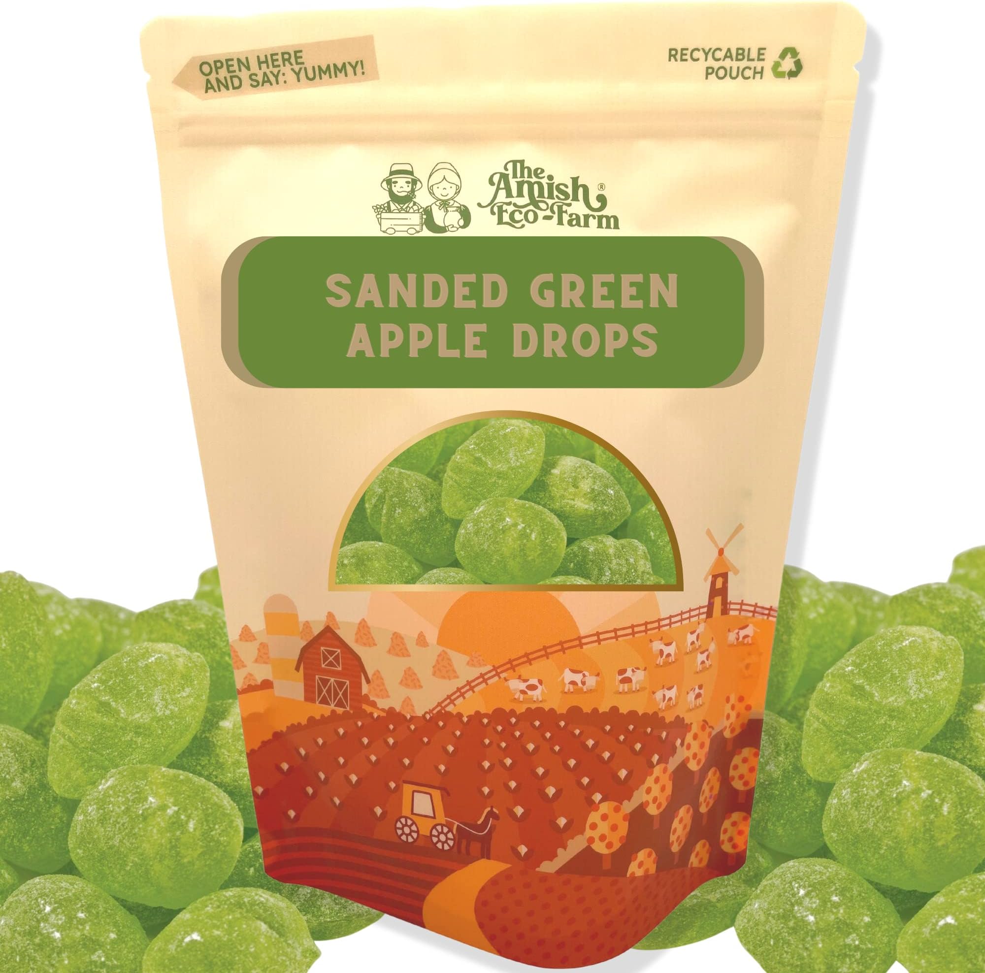 Amazon.com : The Amish Eco Farm | Claey's Old-Fashioned Sanded Candy ...