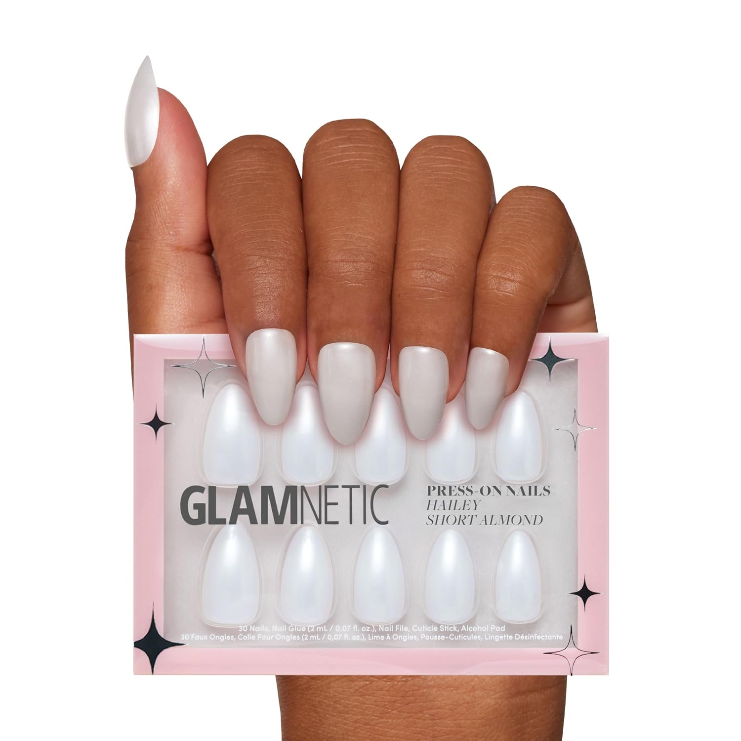Amazon.com: Glamnetic Press On Nails - Hailey | Glossy, Semi ...