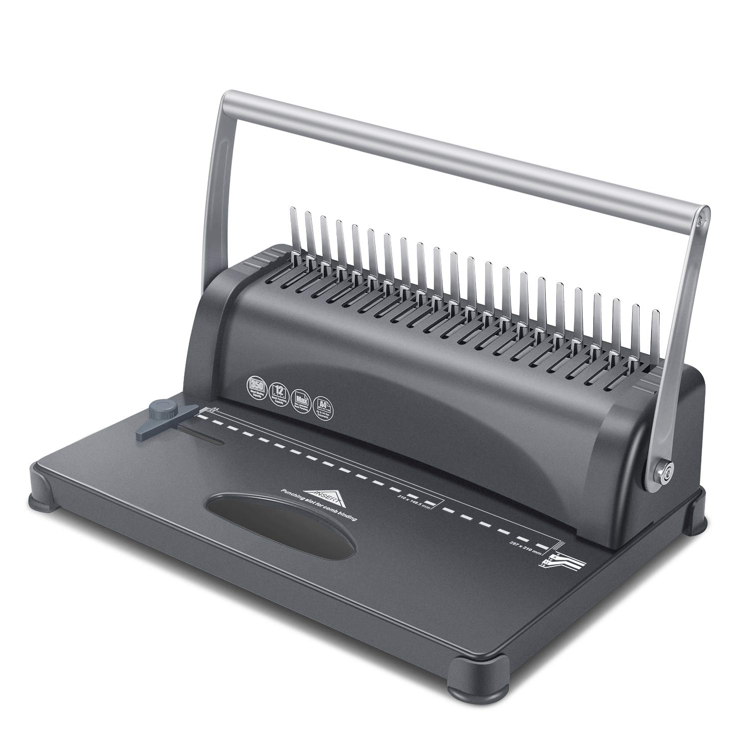 Amazon.com : Flexzion Spiral Binding Machine Spiral Coil Binder ...