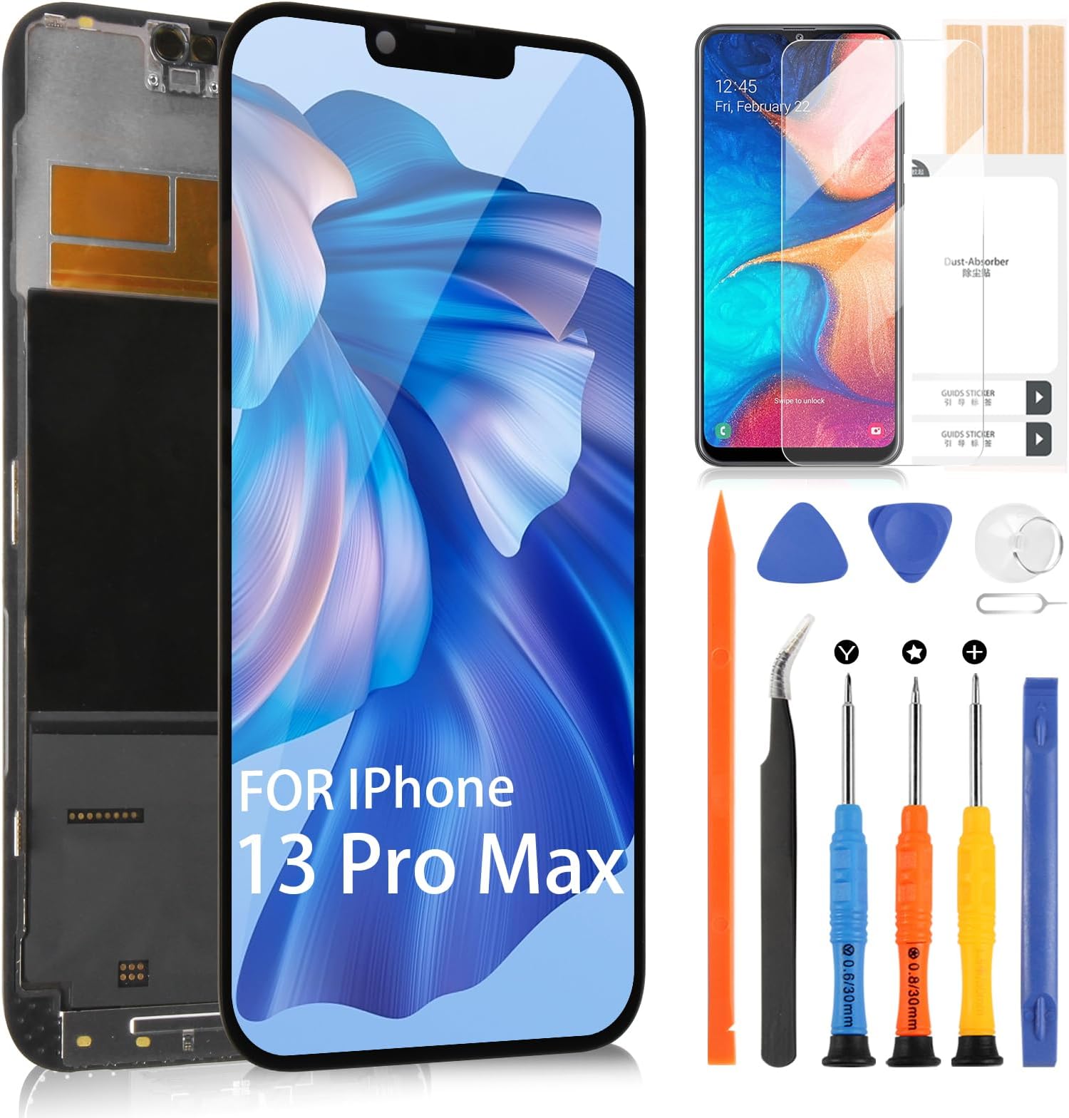 Amazon.com: OLED for iPhone 13 Pro Max Screen Replacement Kit Full HD ...