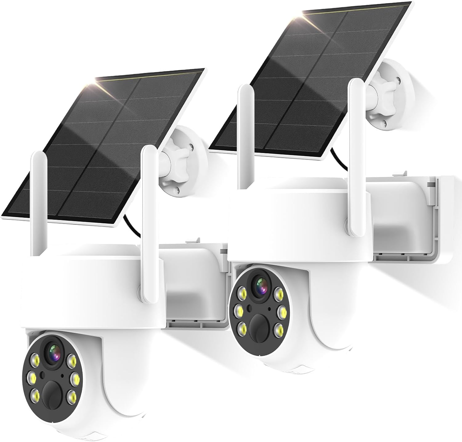 AXIDUN 2 Camara de Seguridad Exterior WiFi Solar HD 4MP, Tris Home ...