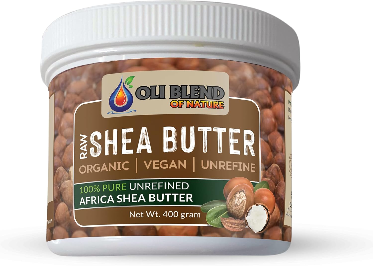 Shea Butter 400G – Unrefined 100% Pure Organic Shea Butter | Raw Shea ...