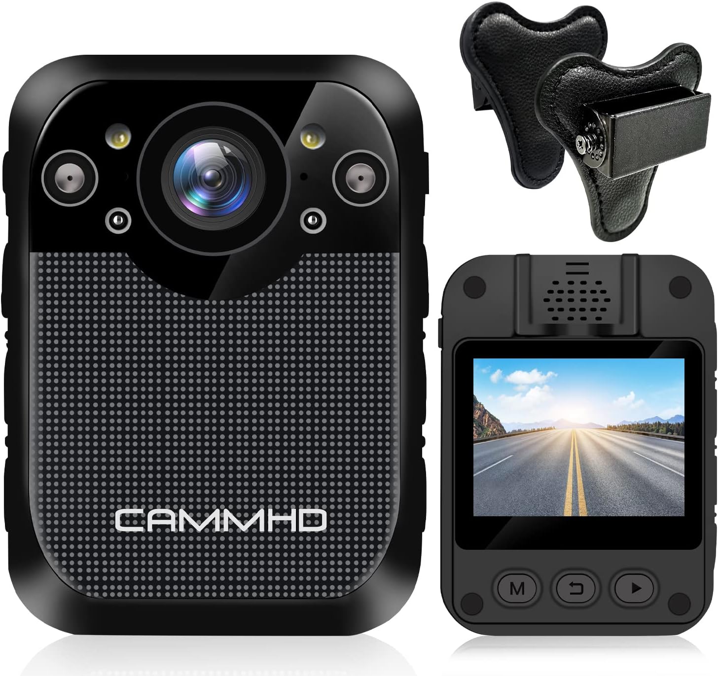 Amazon.com: CAMMHD D1-32GB Body Camera and Magnet Mount, 1296p Police ...