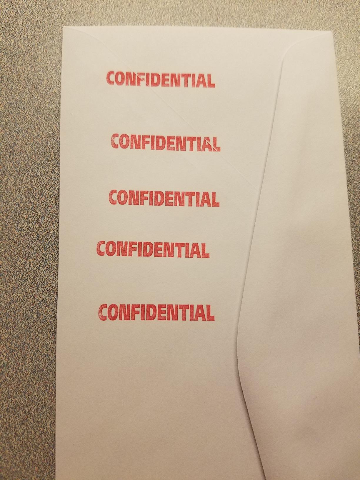 Amazon.com: Imprint 360 AS-IMP1002 - CONFIDENTIAL, Heavy Duty ...