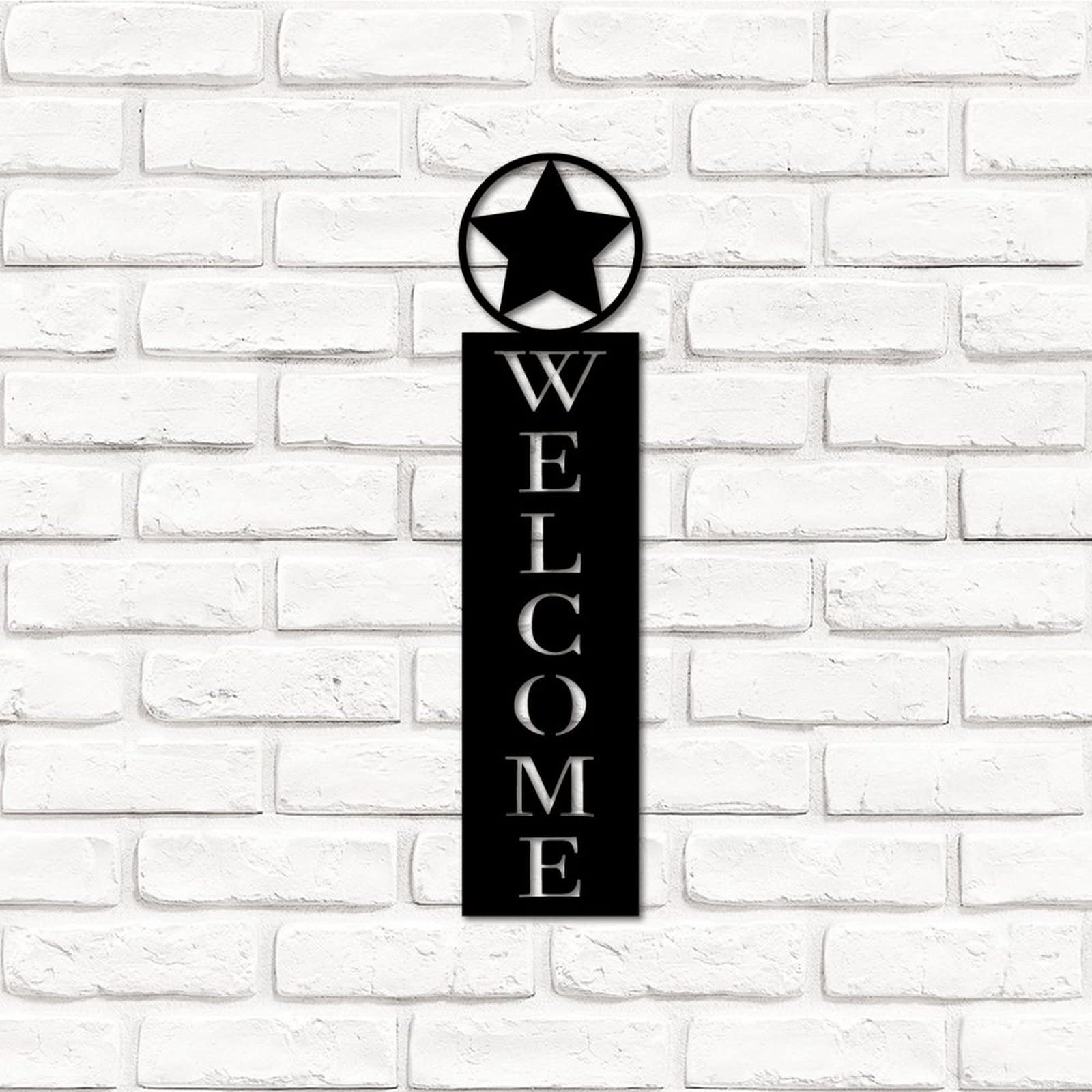 Farmhouse Metal Welcome Sign Farmhouse Personalized Family Name & Date