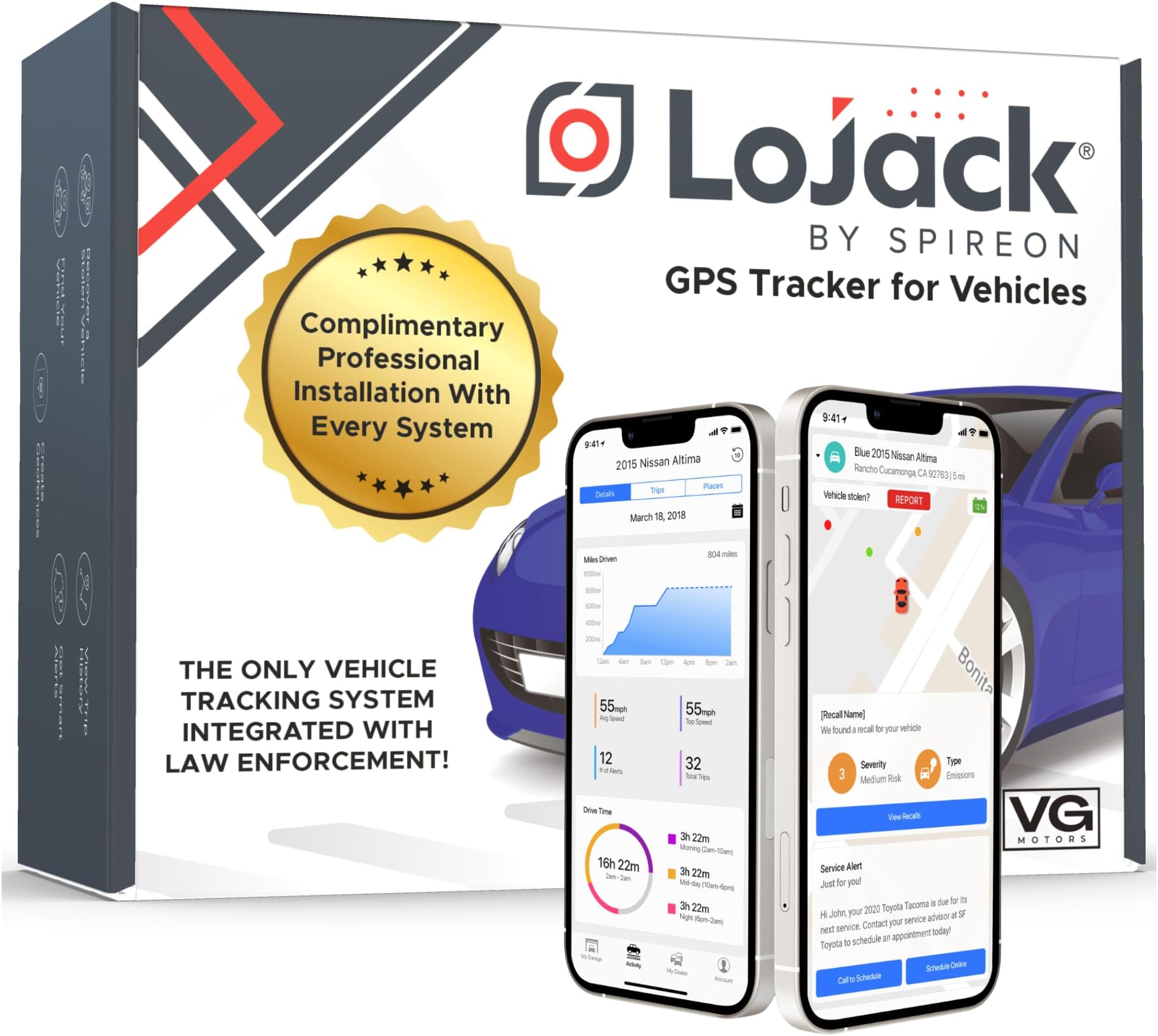 Amazon.com: LoJack for Cars | GPS Tracker for Vehicles No Subscription ...