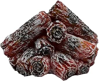 Amazon.com: LED Fireplace Log Lamp - LED Faux Charcoal Flame Lamp ...