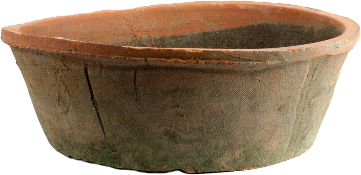 Amazon.com: HomArt Rustic Terra Cotta Bulb Pot, Large, Antique Red, 1 ...