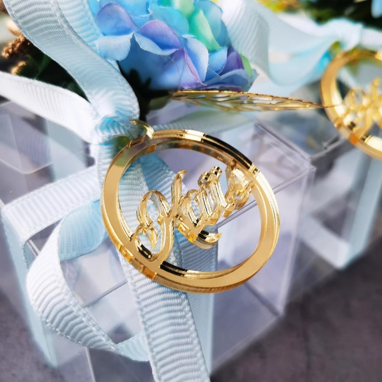 Amazon.com: Custom Mirror Acrylic Tags for Wedding Engagement ...