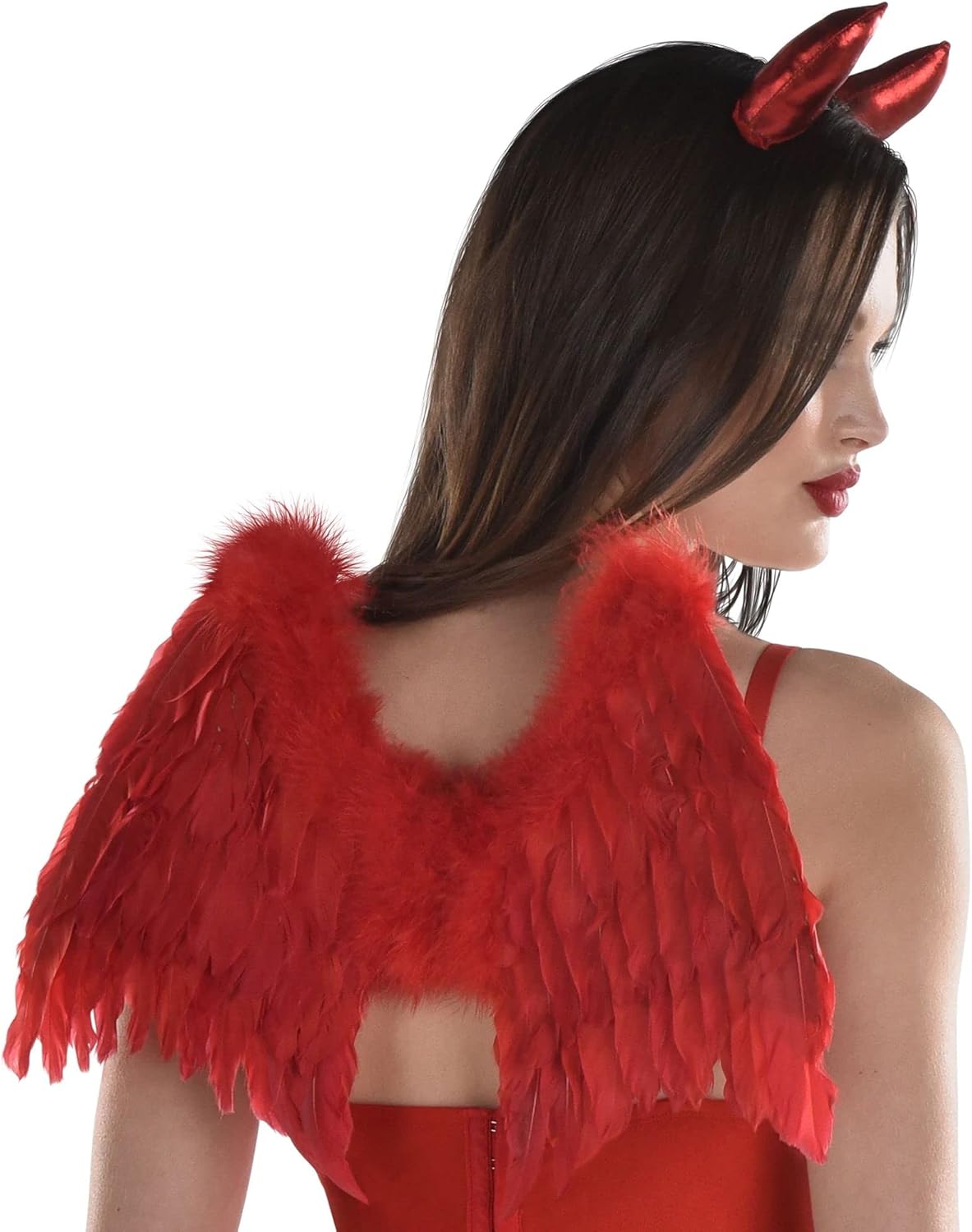 Amazon.com: Devil Feather Wings - 12" x 18" | Red | 1 Pc. : Arts ...