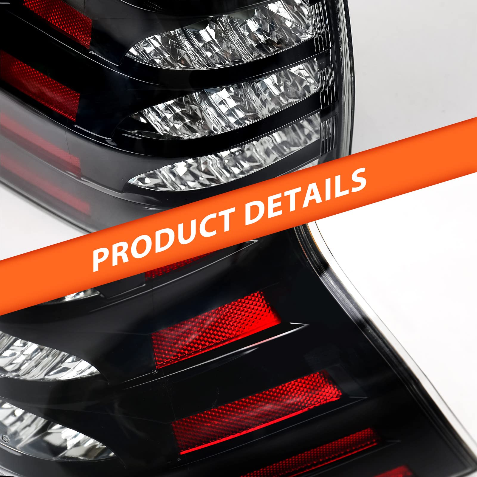 Snapklik.com : For Lexus GX460 Tail Light Assembly 2014-2022 Black ...
