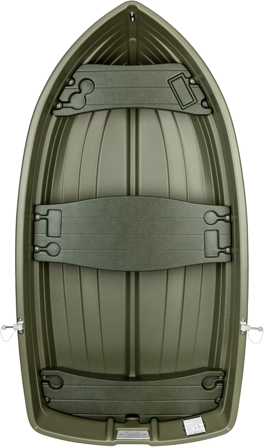 Amazon.com : Backwater Row Boat 7.5ft Polyethylene Plastic Boat Fishing ...