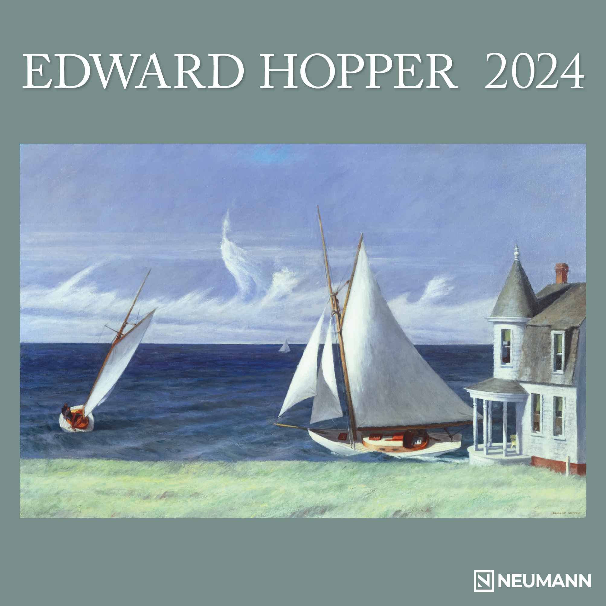 Edward Hopper 2024 - Wall Calendar - Brochure Calendar - 30 x 30-30 x ...