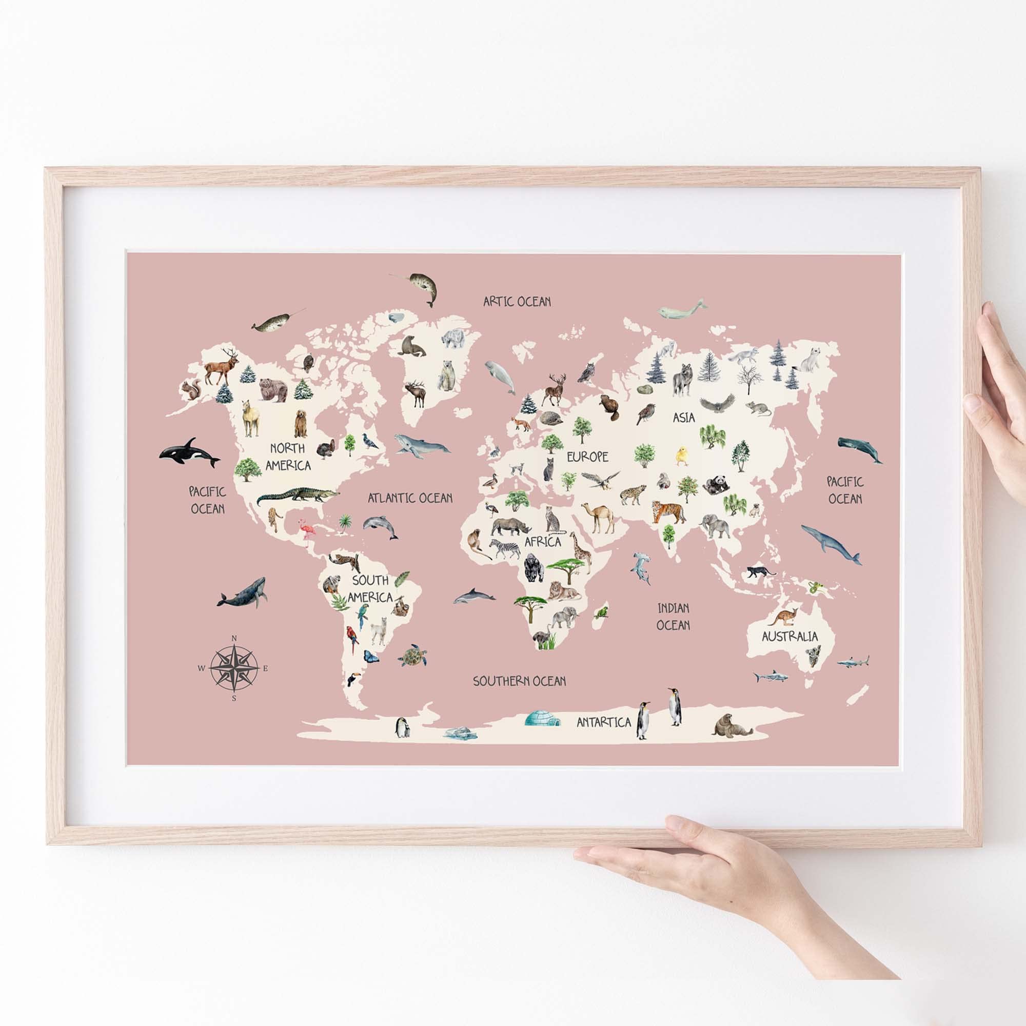 Kid Friendly World Map Printable Printable Maps