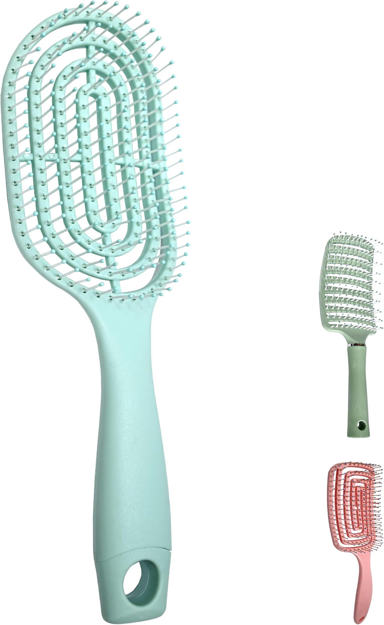 Amazon.com : RHOS Curved Vented Paddle Brush for Faster Blow Drying ...