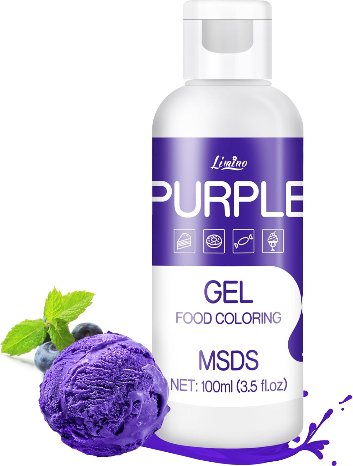 Gel Food Coloring - 4.5oz Vivid Food Coloring Gel for Baking, Cake ...