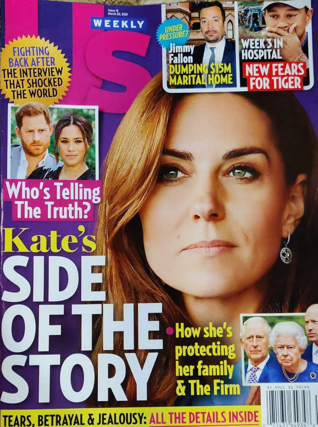 US Weekly Magazine March 22 2021 Side Of The Story [Single Issue ...