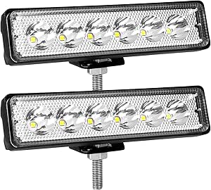 SKYWORLD 2 Pcs Faro da Lavoro Led, 6" 15cm 18W Spot Luci di Lavoro a Led mini fari led barra led ...