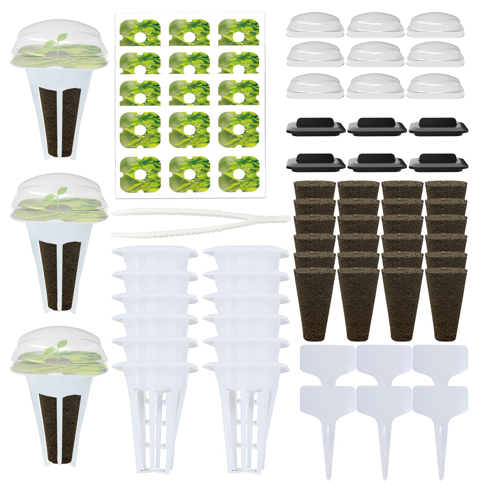 Amazon.com: 85Pcs Hydroponic Pods Supplies, Grow Anything Kit ...